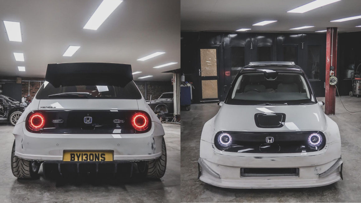 Honda E電動小車跑不快沒有關係 快穿上寬體套件！旁人都敬你三分 | 地球黃金線