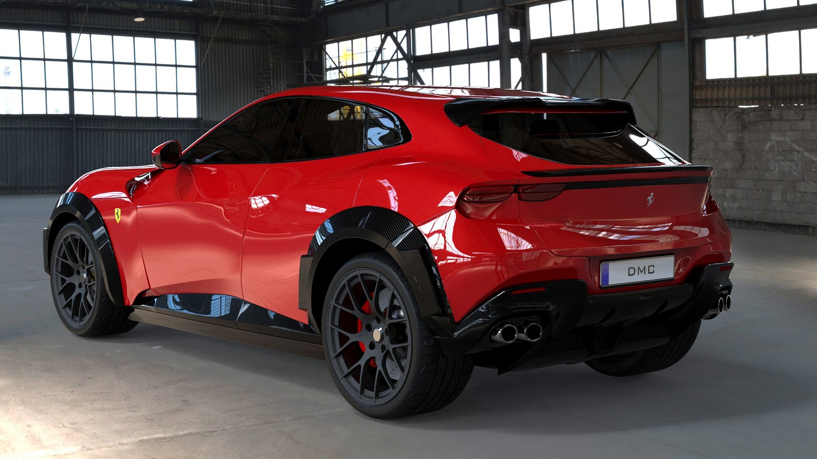 Purosangue外表太過溫馴？ DMC為Ferrari超級休旅推寬體套件強化氣勢 | 地球黃金線