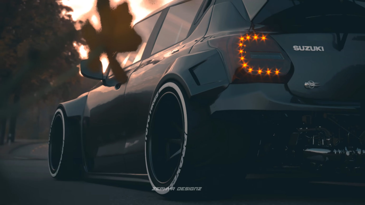 Suzuki Swift改用後置雙渦輪引擎？ 網友大讚：這背影太美麗！ | 地球黃金線