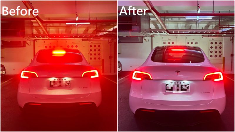 Model Y第三煞車燈太亮問題 台灣特斯拉提供2方案改正 | 地球黃金線