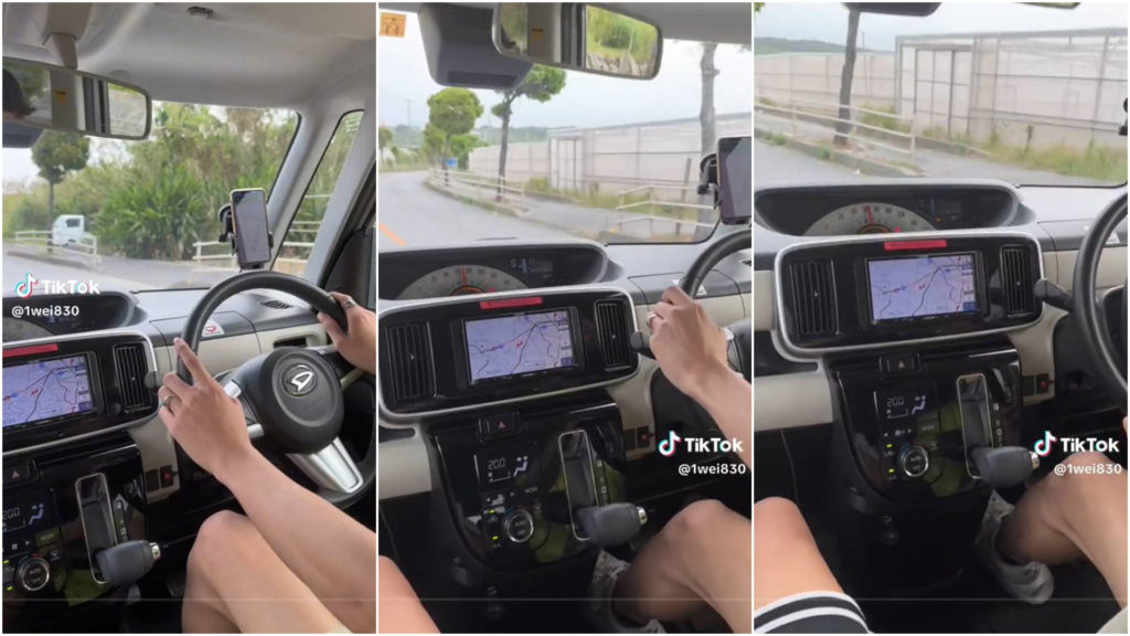 台男到沖繩自駕想開K-Car甩尾過彎？ 踩腳踏式手煞釀翻車「拓海變填海」 | 地球黃金線