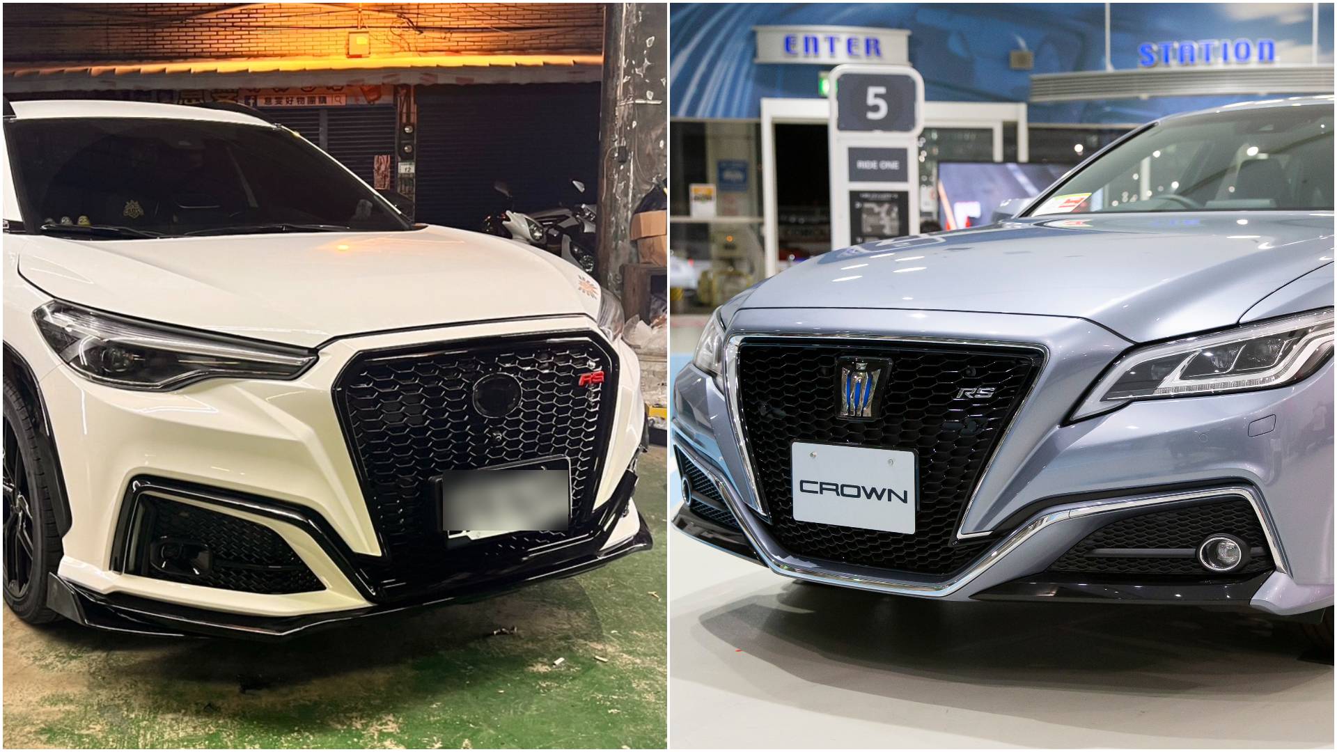 Toyota Corolla Cross變身Crown？ 台灣廠商改裝「皇冠頭」2萬元搞定 | 地球黃金線