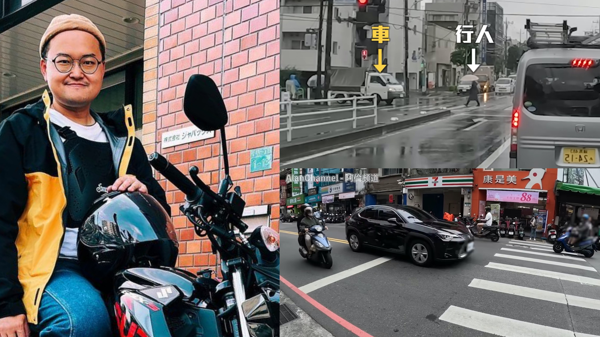 台日交通環境差異大 Youtuber阿倫探討如何擺脫行人地獄 | 地球黃金線
