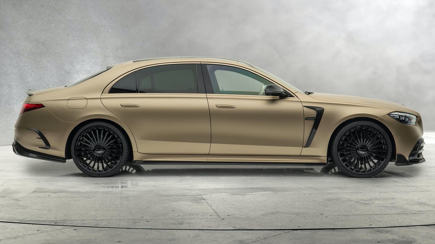 Mansory替S-Class換上沙漠色烤漆！ 超搶眼配色讓人無法忽視 | 地球黃金線