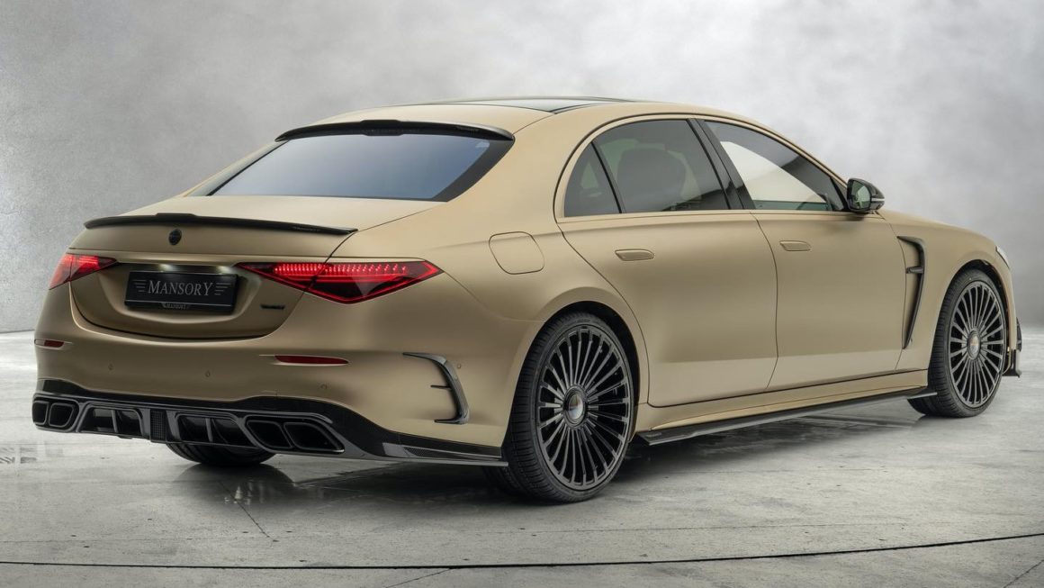 Mansory替S-Class換上沙漠色烤漆！ 超搶眼配色讓人無法忽視 | 地球黃金線