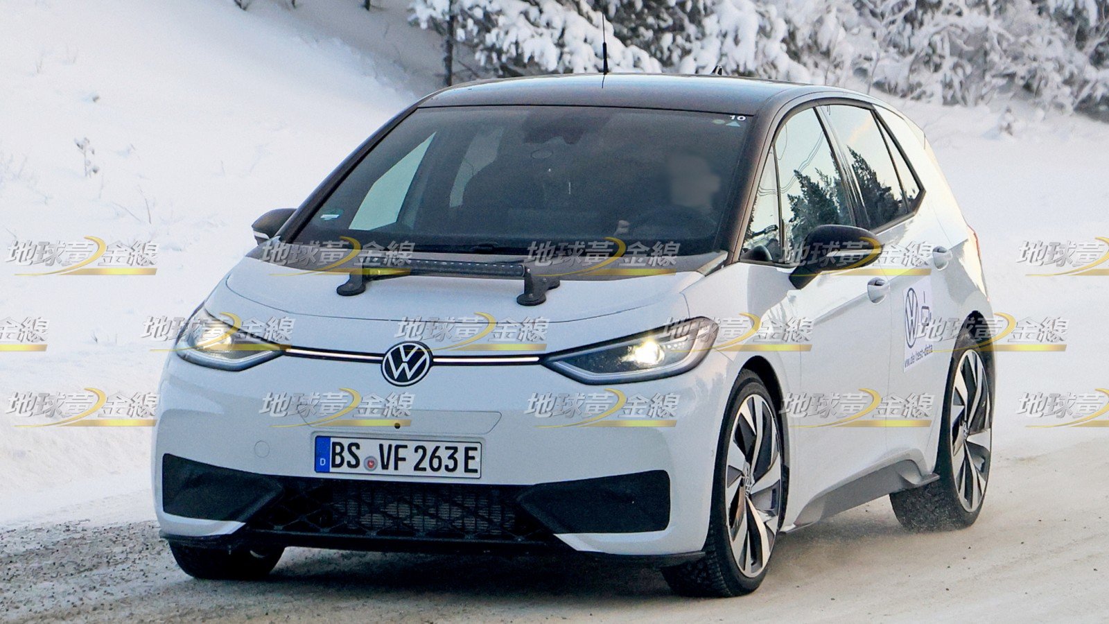 間諜照／ID.3性能版雪地現蹤？網格式樣前氣壩與大尺碼輪圈露餡！ | 地球黃金線