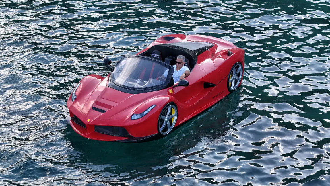 千萬超跑竟出「水上機車」?美國公司Watersports Car替你獨家訂製 | 地球黃金線