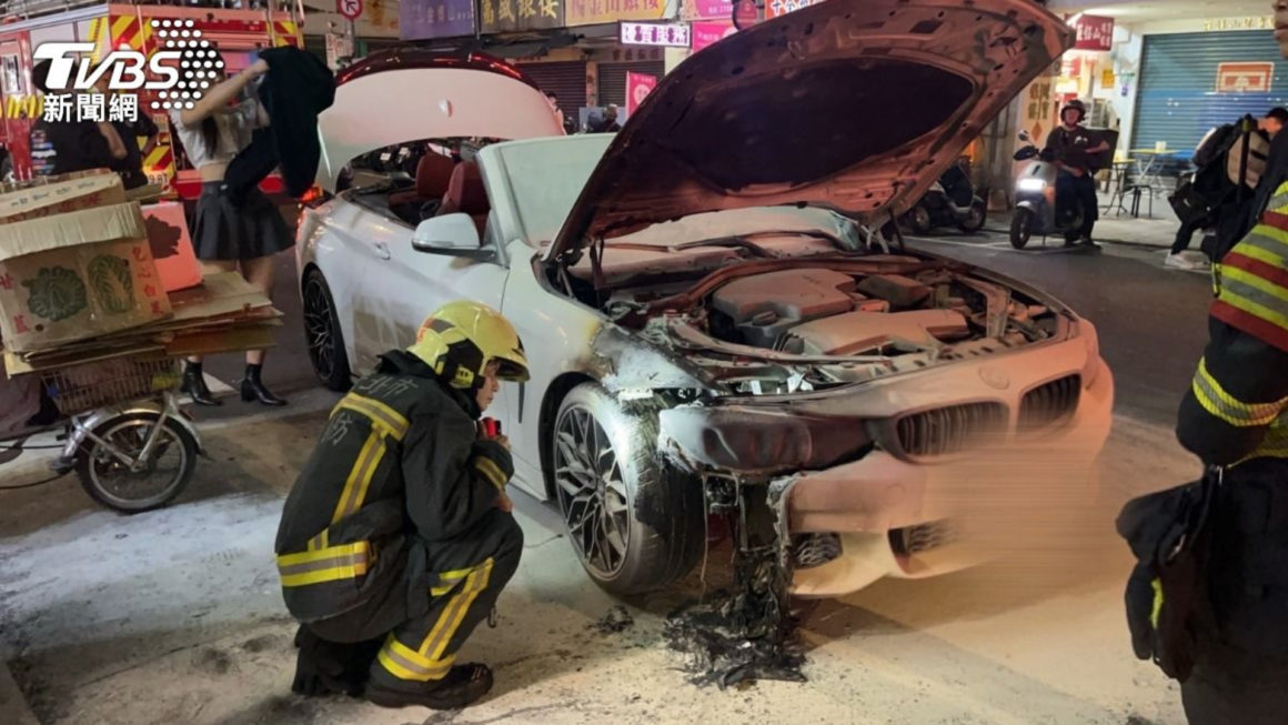 有片／259萬敞篷BMW突竄火！25歲車主不緊張自行撲滅 | 地球黃金線