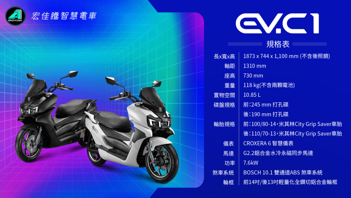 宏佳騰跨界黃羊Brera X與EV-C1電動跑旅上市，預告小檔車MK第四季亮相 | 地球黃金線