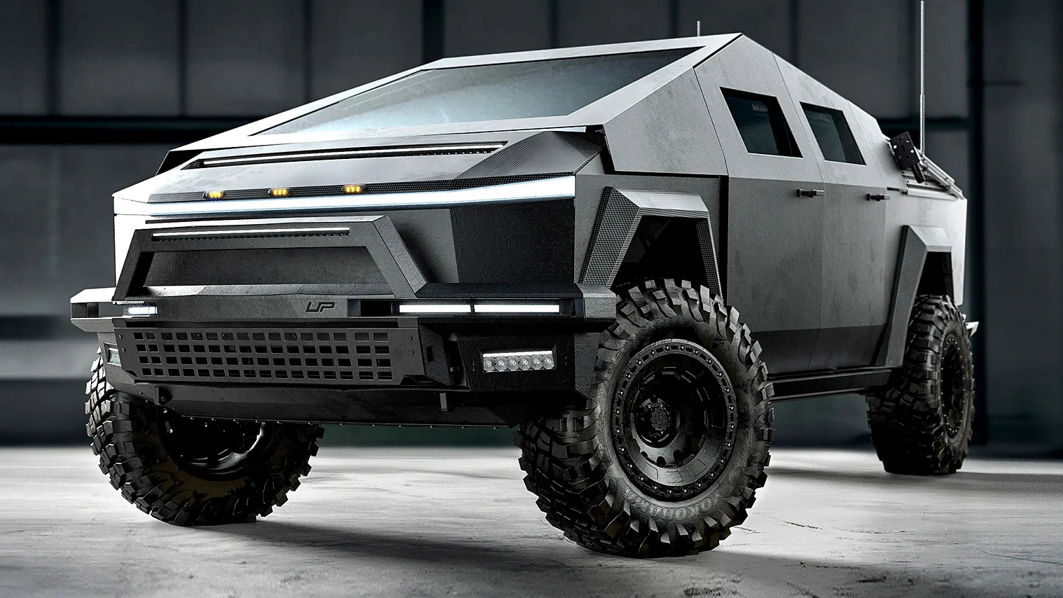 Cybertruck化身末日運輸載具，特斯拉皮卡不只能扛子彈還防地雷！ | 地球黃金線