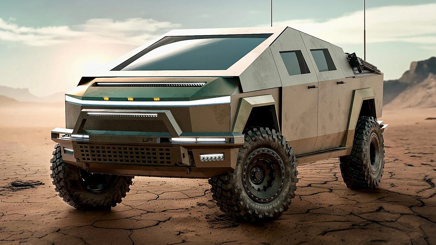 Cybertruck化身末日運輸載具，特斯拉皮卡不只能扛子彈還防地雷！ | 地球黃金線