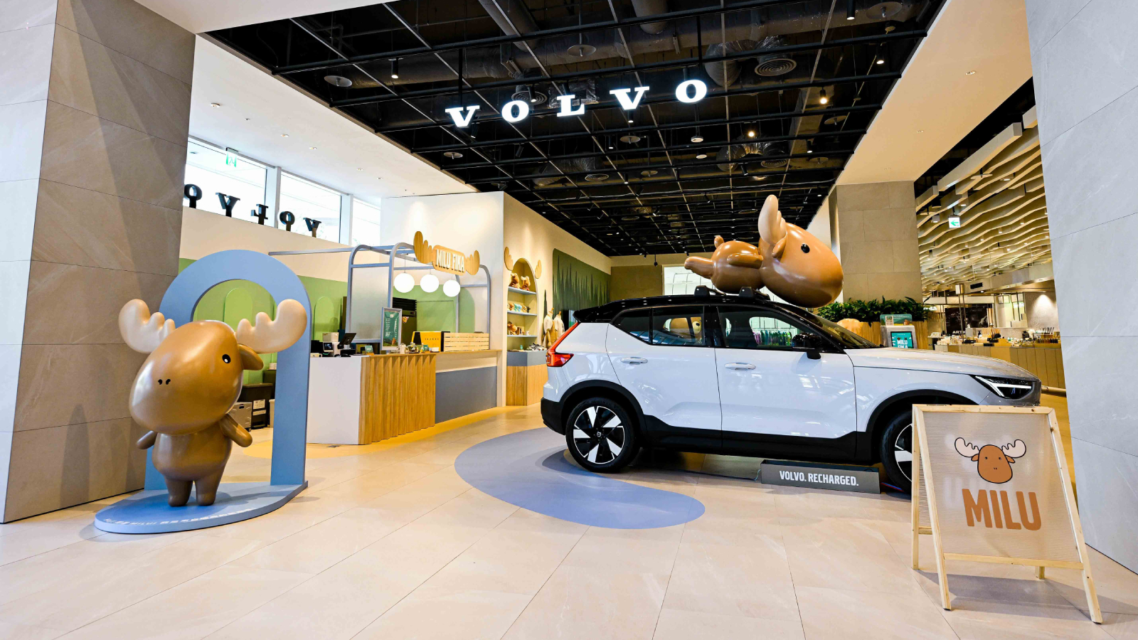 Volvo Milu Fika限定咖啡館登場，進駐忠泰樂生活獨家商品點心等你拿 | 地球黃金線