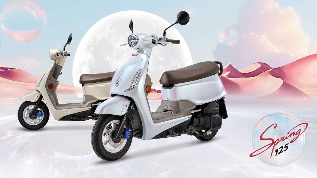 PGO Spring 125 TCS Soteria售價9.98萬，外觀更浪漫安全更升級 | 地球黃金線
