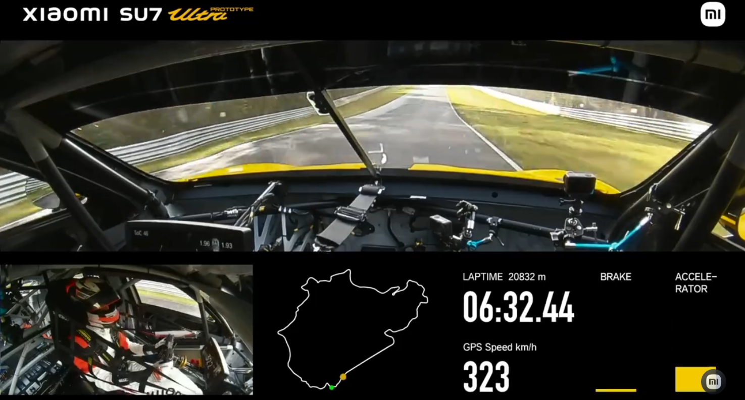 SU7 Ultra原型車紐北圈速出爐，6分46秒874奪全球最速四門車寶座 | 地球黃金線