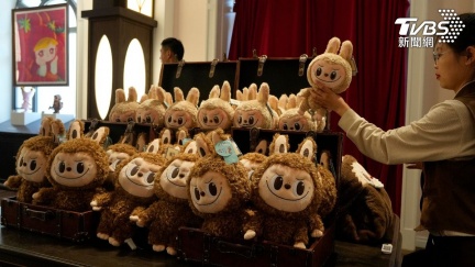 薄荷色Labubu拍出450萬天價 棕色限量版346萬成交│TVBS新聞網