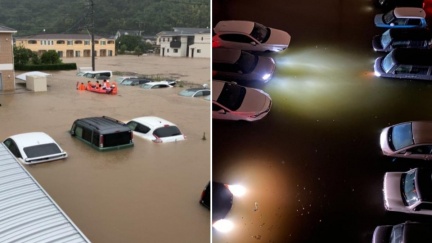 榻榻米一踩爆水！ 雨彈狂炸北九州 福岡降雨量412mm破紀錄│TVBS新聞網