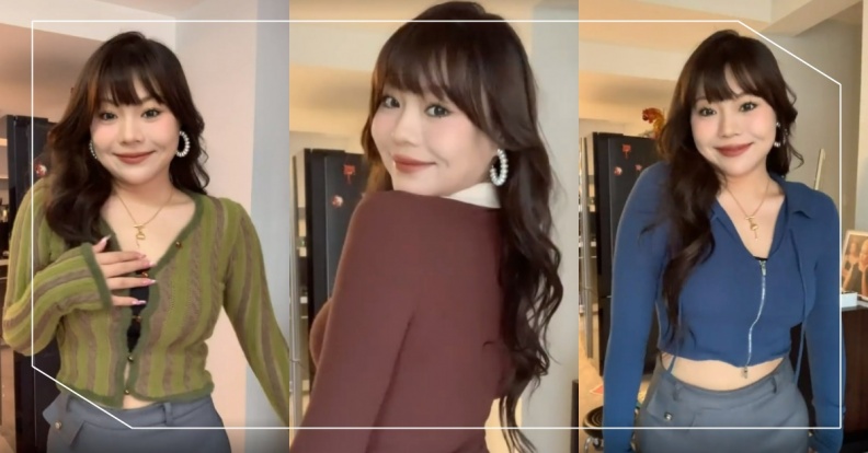 微胖女孩秋冬穿衣超顯胖！小紅書博主分享4款「肉肉女必備針織衣」，上身後視覺效果立刻－5kg|名人穿搭|女人我最大