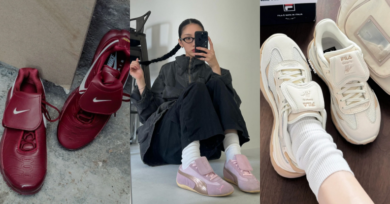 韓妞腳上都換這雙！翻鞋舌球鞋推薦：NIKE、FILA、PUMA⋯都跟上，還是腳背顯瘦關鍵！|女人我最大