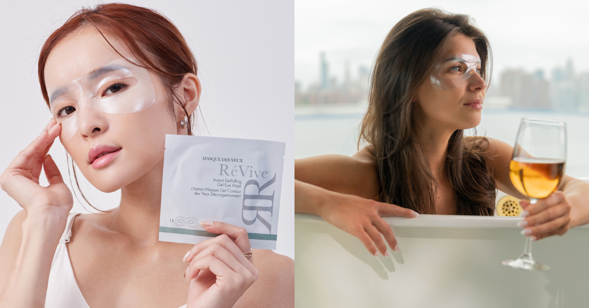 RéVive全新片狀「速效冷療眼膜」新上市！搭配「賦活晚安眼膜」使用，眼周頂級保養打造逆齡雙眸|新品情報|女人我最大