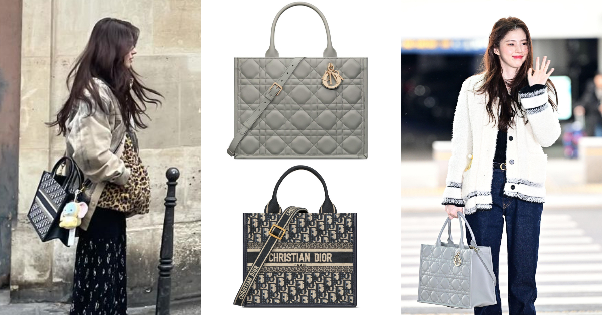 韓韶禧連曬2咖「DIOR托特包」！超大容量＋高顏值，多了1個細節更讓人想結帳買回家|女人我最大