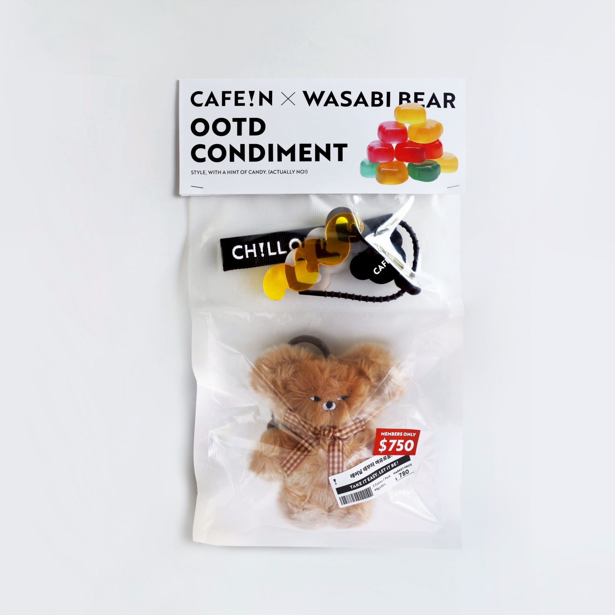 「CAFE!N × WASABI BEAR」最新聯名！韓國IP芥末熊登台，餐點、周邊價格|食尚玩家