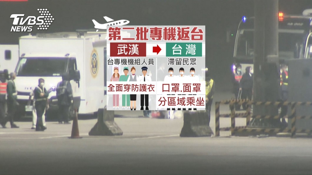 第2批湖北專機！華航首班20：15抵、東航隔3hr到│TVBS新聞網