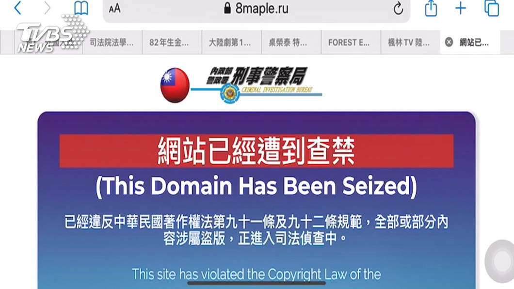 下架楓林網！盜版站頻關 付費平台流量增35%│影片│影視│TVBS新聞網