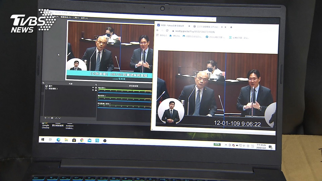 搶播院會！立委背GoPro 助理媒體席直播│TVBS新聞網