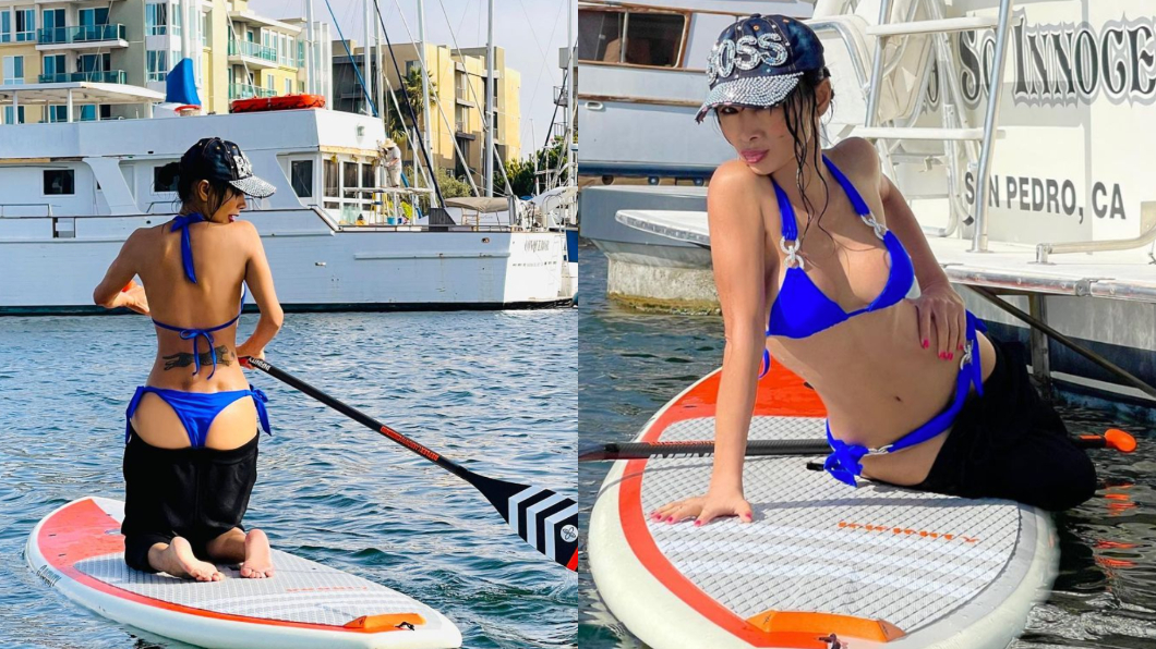 太辣！大咖女星玩SUP狂落海 「濕褲子脫一半」網暴動│TVBS新聞網