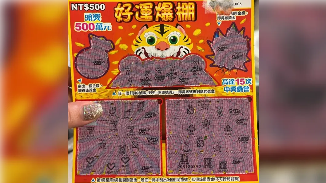 吃滷蛋驚見「財富密碼」 他衝去買刮刮樂爽中7000│TVBS新聞網