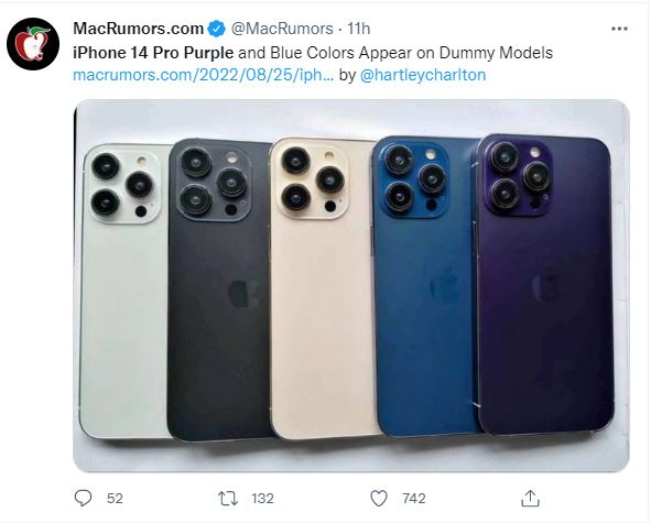 ‌不只紫色？iPhone 14 Pro模型機曝 神祕新色亮相│iPhone 14 Pro‌│Apple│蘋果│TVBS新聞網