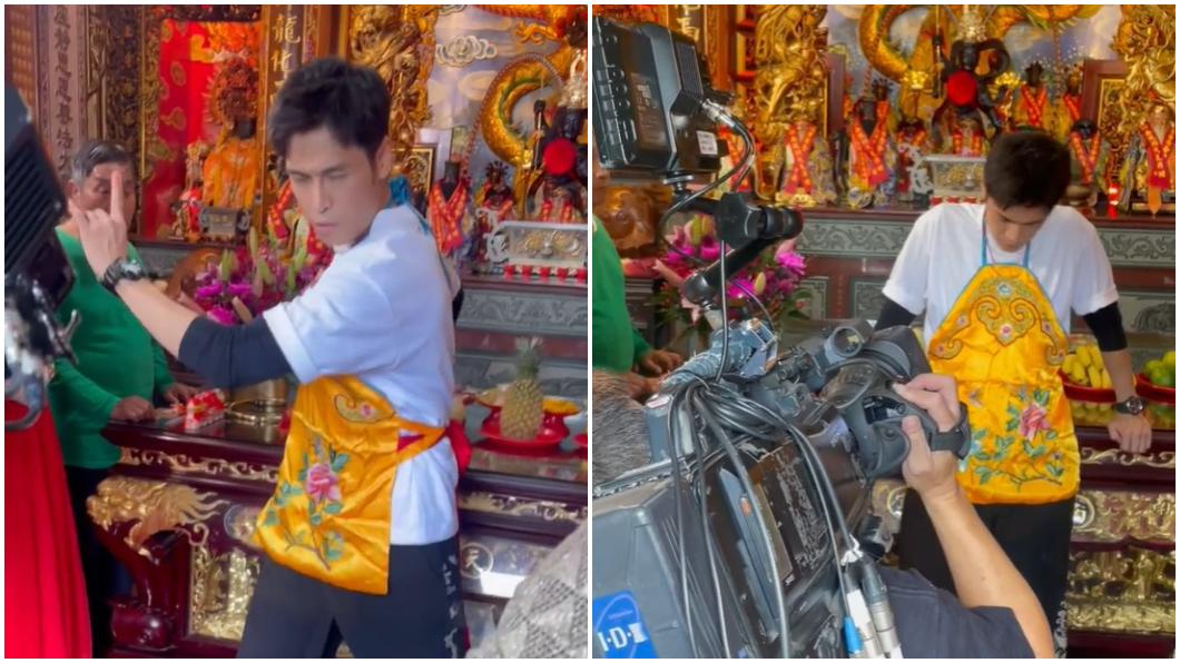 演太子爺乩身！GINO「拍降駕上身」 突冒3怪狀畫面曝│TVBS新聞網