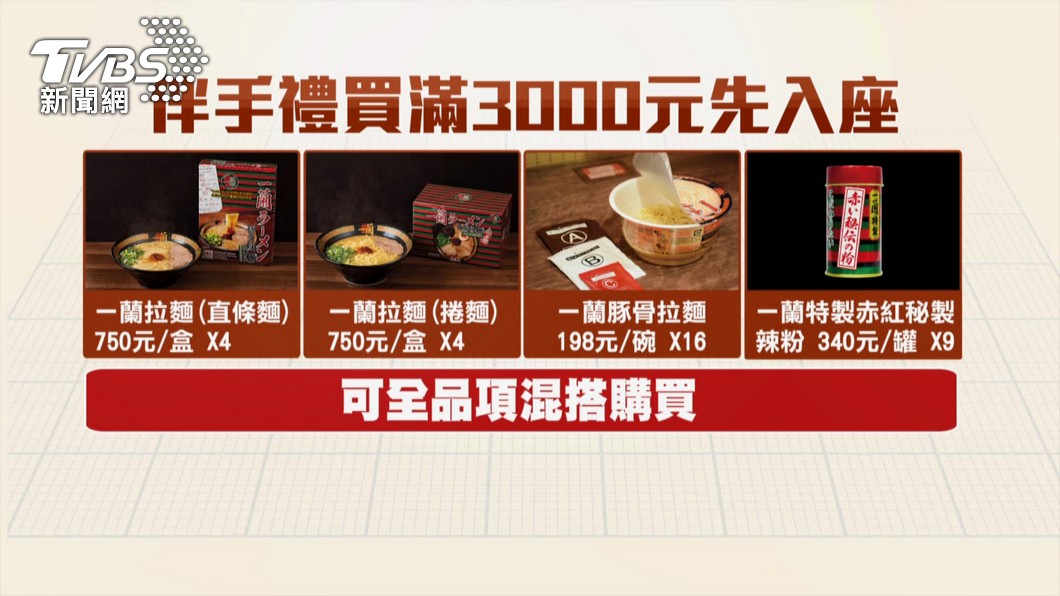 一蘭伴手禮滿3000「先入座」 客怨：刷新三觀│TVBS新聞網