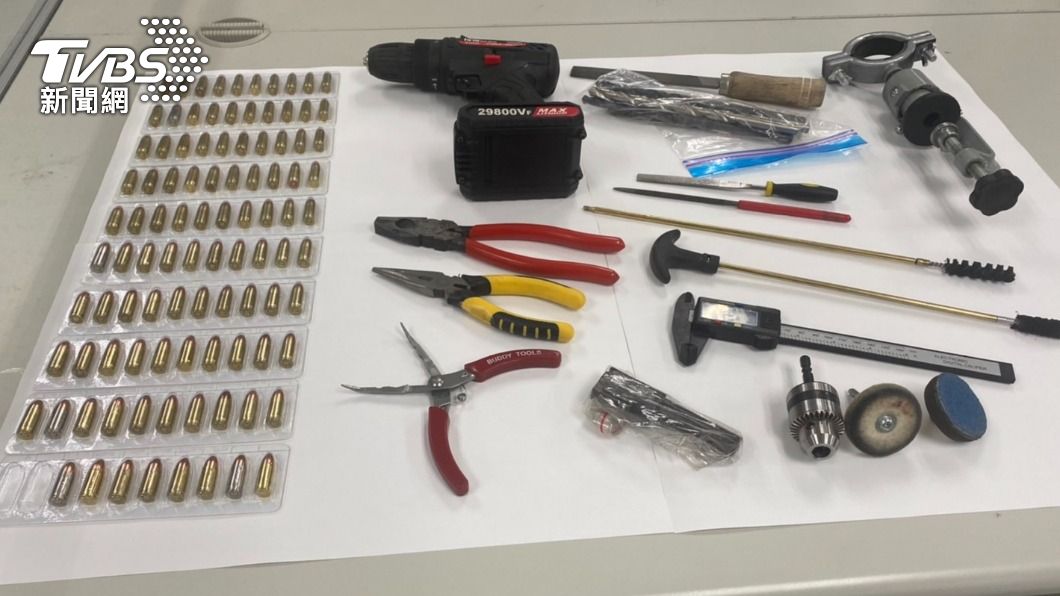 做工的人下班做手槍 DIY藏近百發彈遭逮扯：有人要尋仇│TVBS新聞網