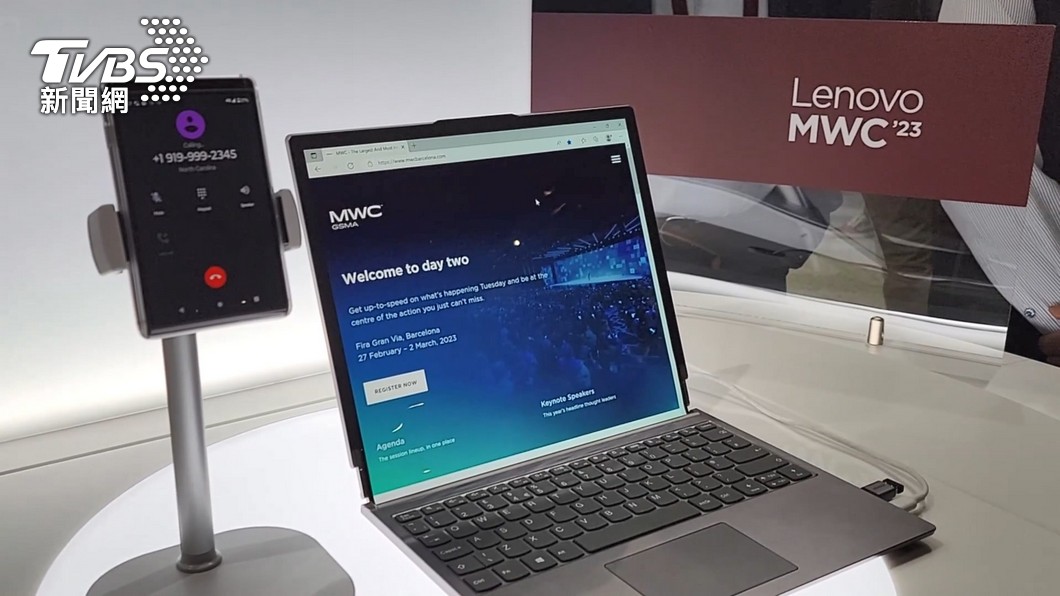 吸睛！MWC展聚焦手機 「捲軸機」PK「摺疊機」│TVBS新聞網
