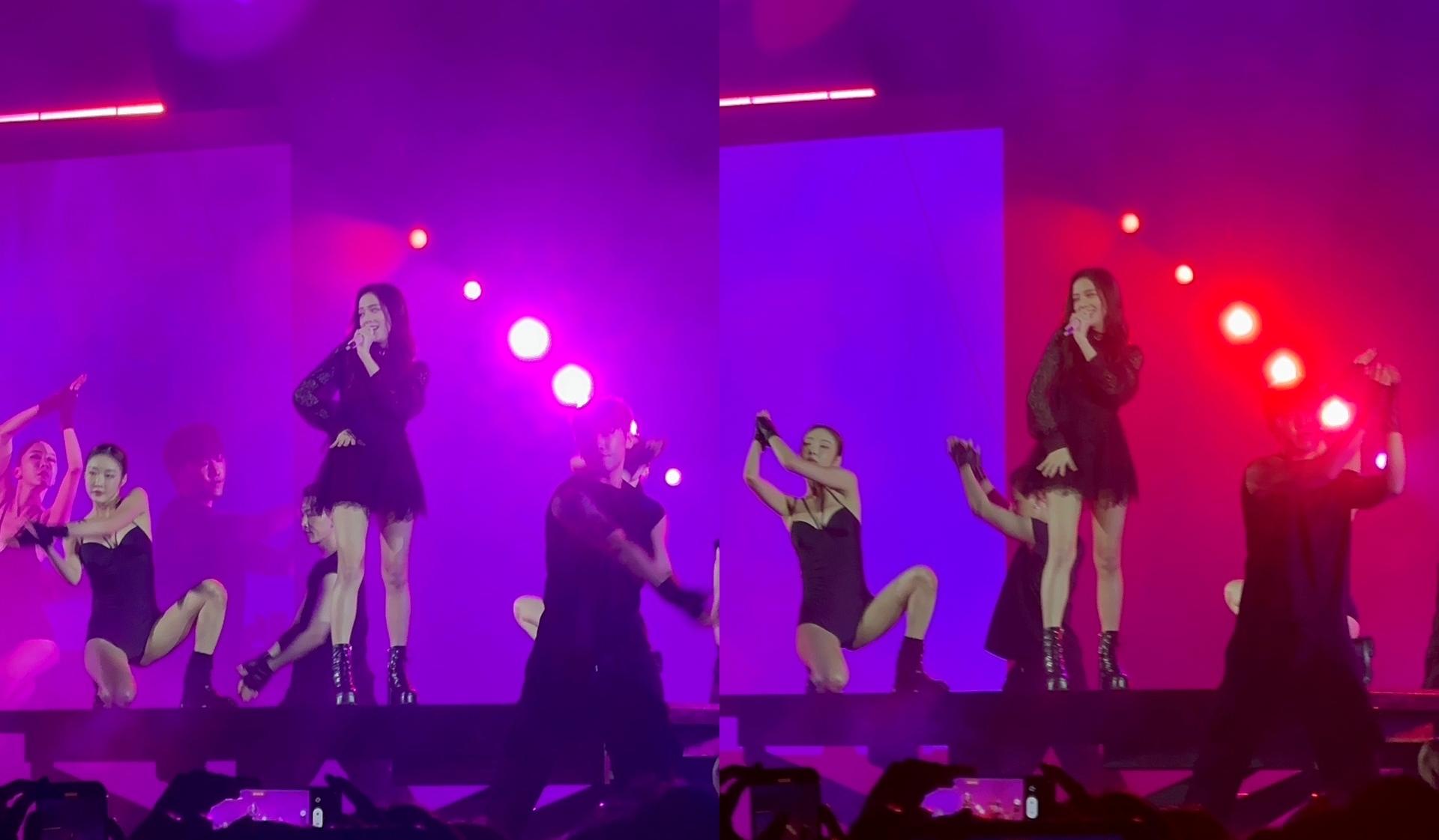 BLACKPINK「性感短裙嗨翻全場」 觀眾搶看Lisa鋼管舞竟爆口角│TVBS新聞網