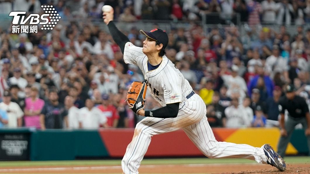 圖輯／大谷翔平飆再見三振！ 全隊灑水「濕身狂歡」│棒球經典賽│日本隊│WBC│TVBS新聞網