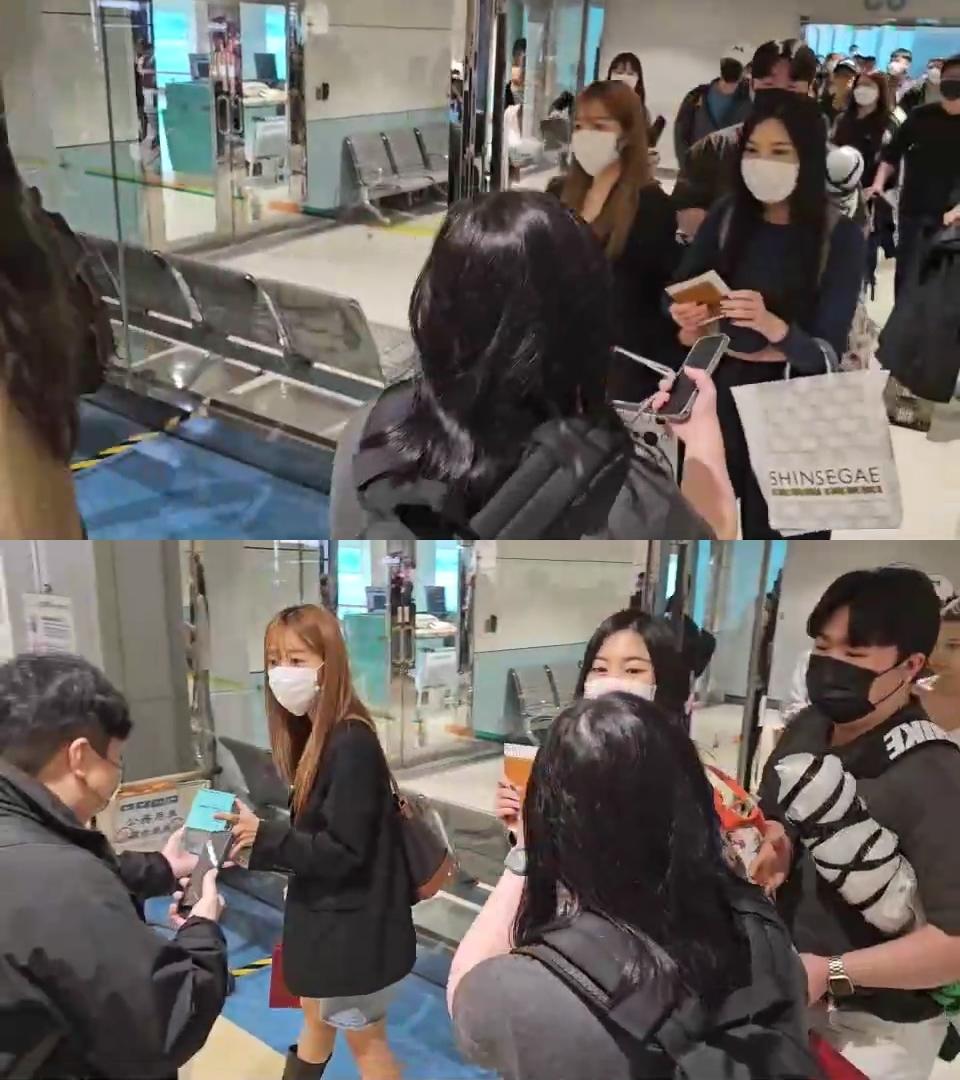 直擊／韓團Apink抵台親切說HI 吳夏榮收粉絲禮還喊「我記得你」│TVBS新聞網