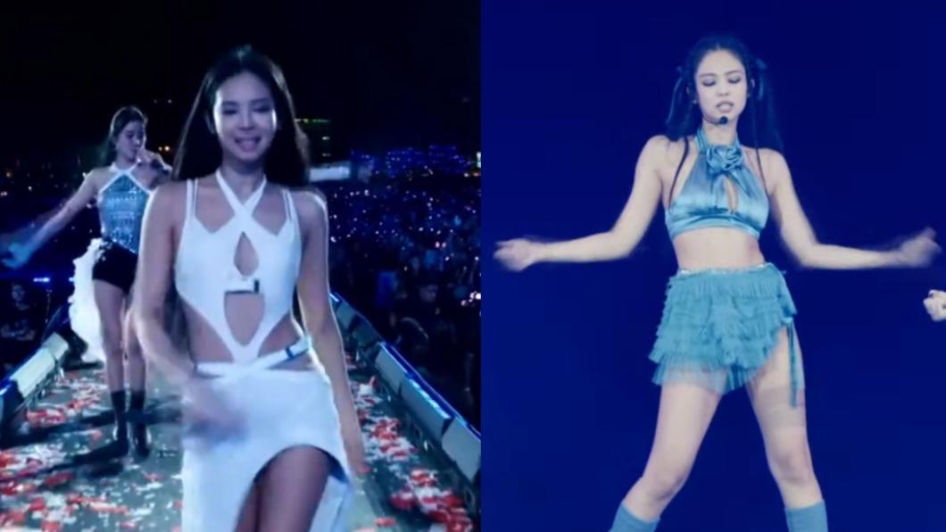 Jennie科切拉性感解放！粉色馬甲胸型全都露 粉絲噴鼻血│TVBS新聞網