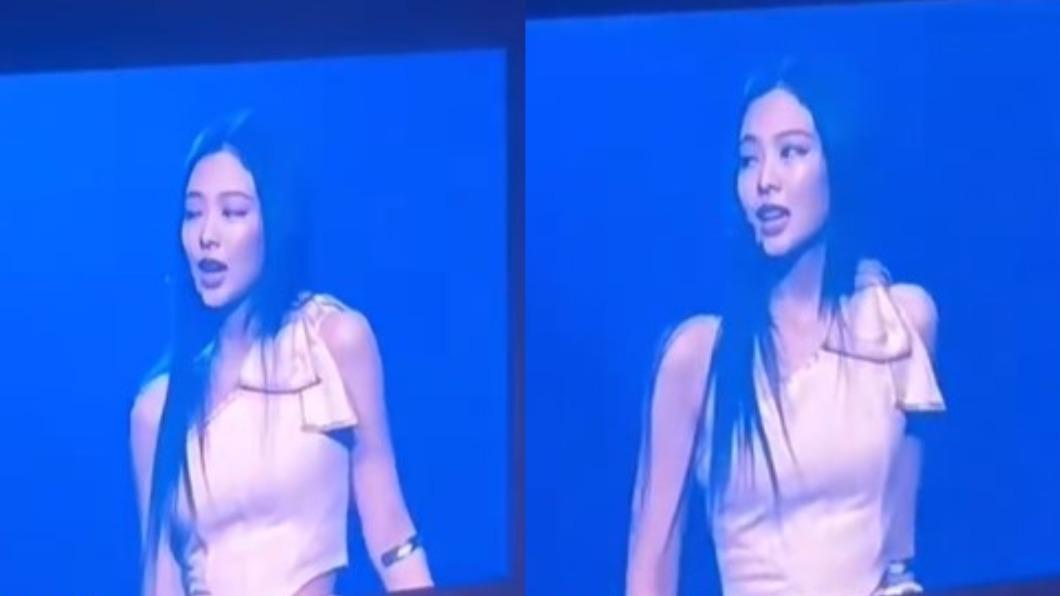 撐不住離場！Jennie打完點滴又上台 手貼OK繃粉絲心疼│TVBS新聞網