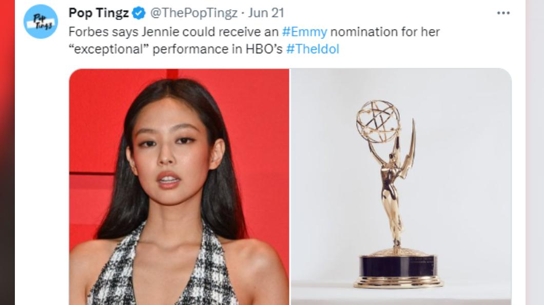 Jennie出演18禁美劇演技獲好評 外媒：有資格得艾美獎│TVBS新聞網