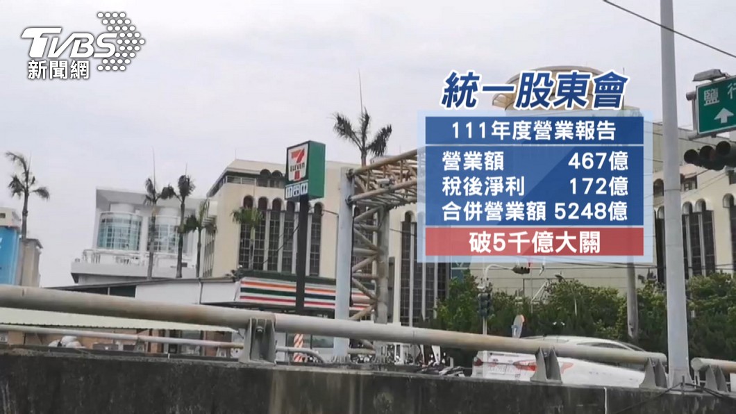 食品界龍頭「統一」 股東會超額配發股利3.15│TVBS新聞網