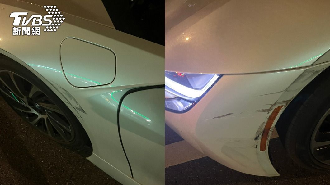 7旬翁未注意右後方 國產車「嚕上」千萬BMW i8│TVBS新聞網