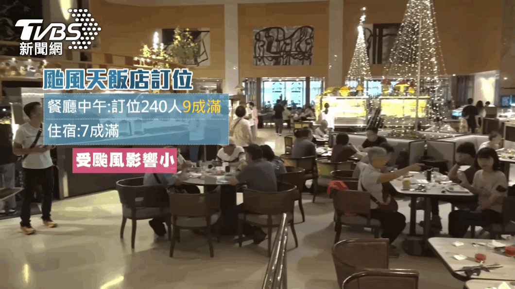 颱風天去哪吃！ 「飯店Buffet破百人、餐廳8成滿」│TVBS新聞網