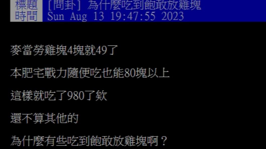 吃到飽為何敢放1食物？他曝「可嗑80塊」 內行揪盲點│雞塊│暴利│成本│TVBS新聞網