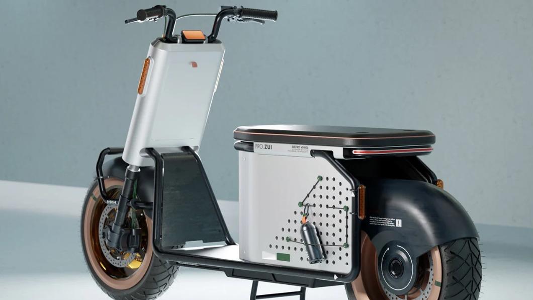 充飽電可跑120公里！極簡工業風電動概念機車Pro.Zui│TVBS新聞網