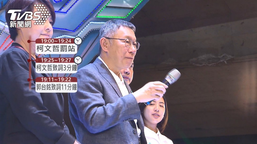 同台20秒互動冷！ 郭邀喝果汁柯「再聯絡」│TVBS新聞網