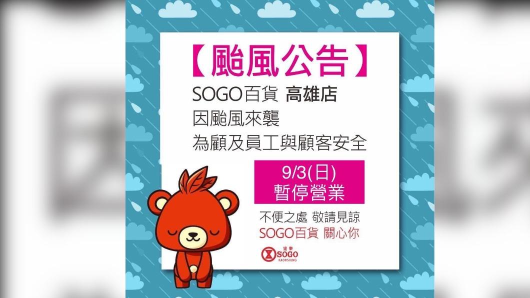 海葵直撲兩樣情！高雄SOGO放颱風假 隔壁新光哀怨營業│TVBS新聞網