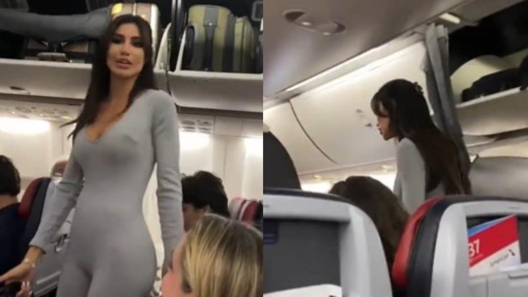 大鬧班機怒「我是IG網紅」！深V妹狂譙乘客 百萬追蹤背景遭掀│TVBS新聞網