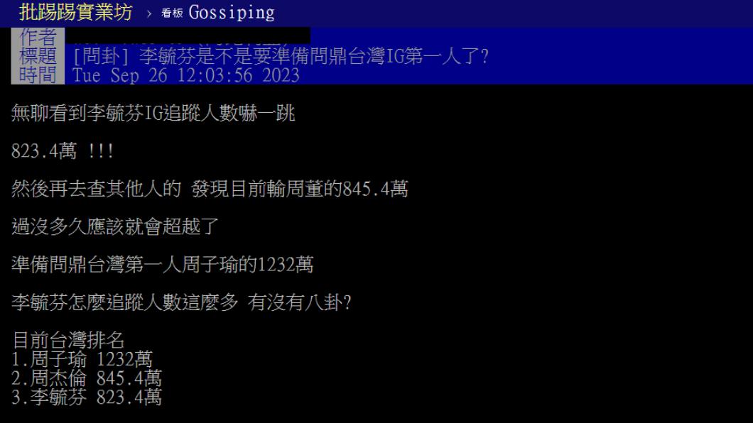 快超越周董！女星IG「破823萬」追蹤 全場驚：流量怪物│TVBS新聞網